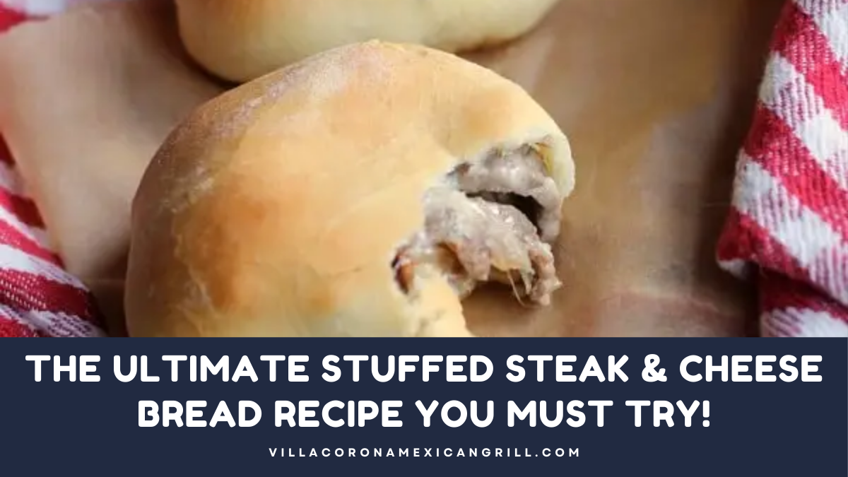 The Ultimate Stuffed Steak & Cheese Bread Recipe You Must Try! - Villa ...
